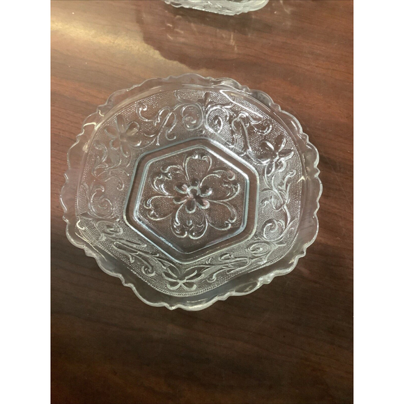 Indiana Glass | Accents | Vintage Indiana Glass Tiara Amber Sandwich ...